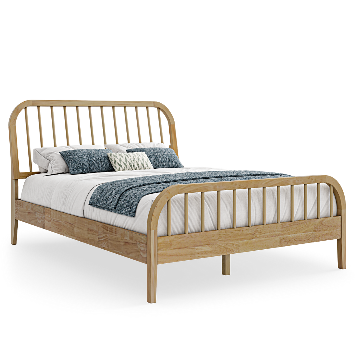 Willow Spindle Bed – Solid Wood - Elegant & Modern Design | Haus Modern ...