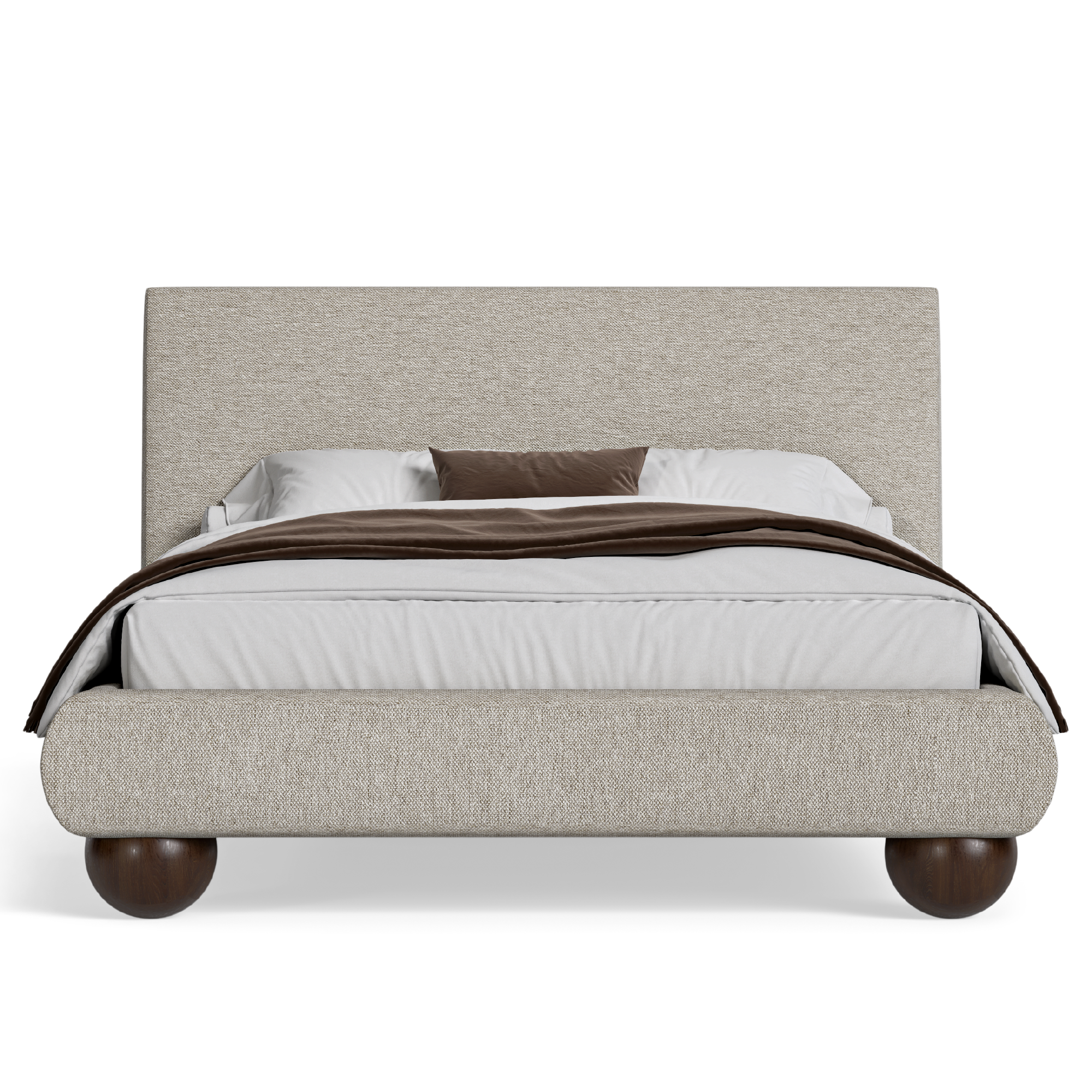 Jude Ball Leg Platform Bed | Haus Modern